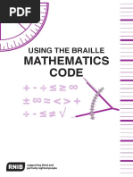 04a Nemeth Code Cheat Sheet | PDF | Elementary Mathematics | Symbols