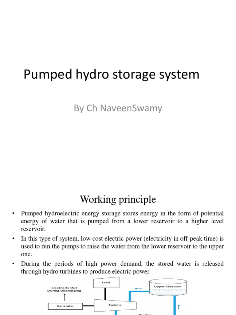 Pumped Hydro Storage System | PDF | Hydroelectricity | Environmental ...