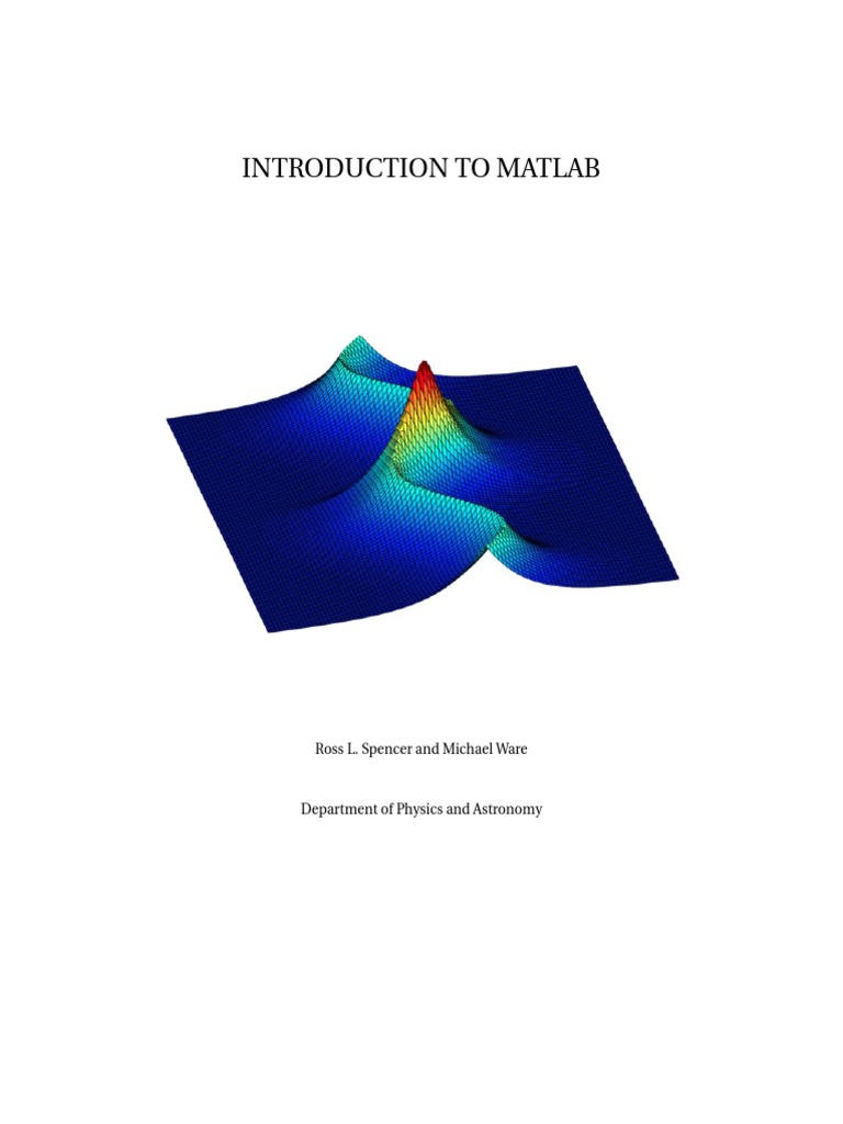 Matlab PDF | PDF | Matrix (Mathematics) | Array Data Structure