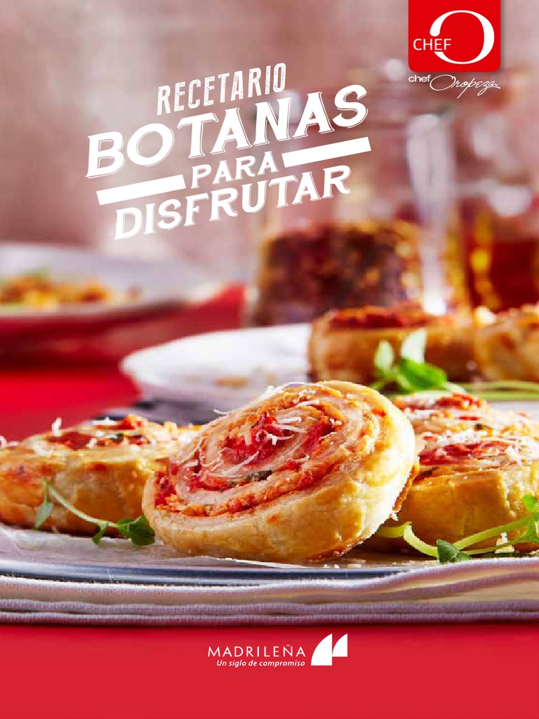 Recetario Botanas para Disfrutar PDF | PDF | Salsa | ensalada