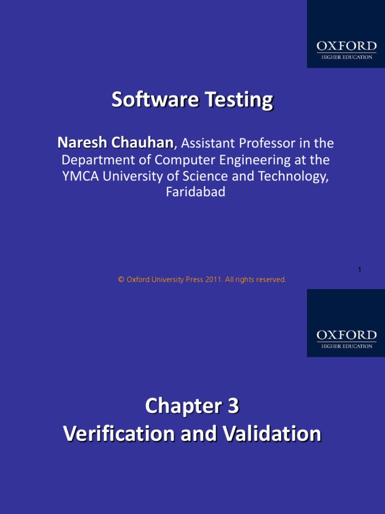 328 33 Powerpoint Slides 3 Verifi Cation Validation Chapter 3 | PDF ...