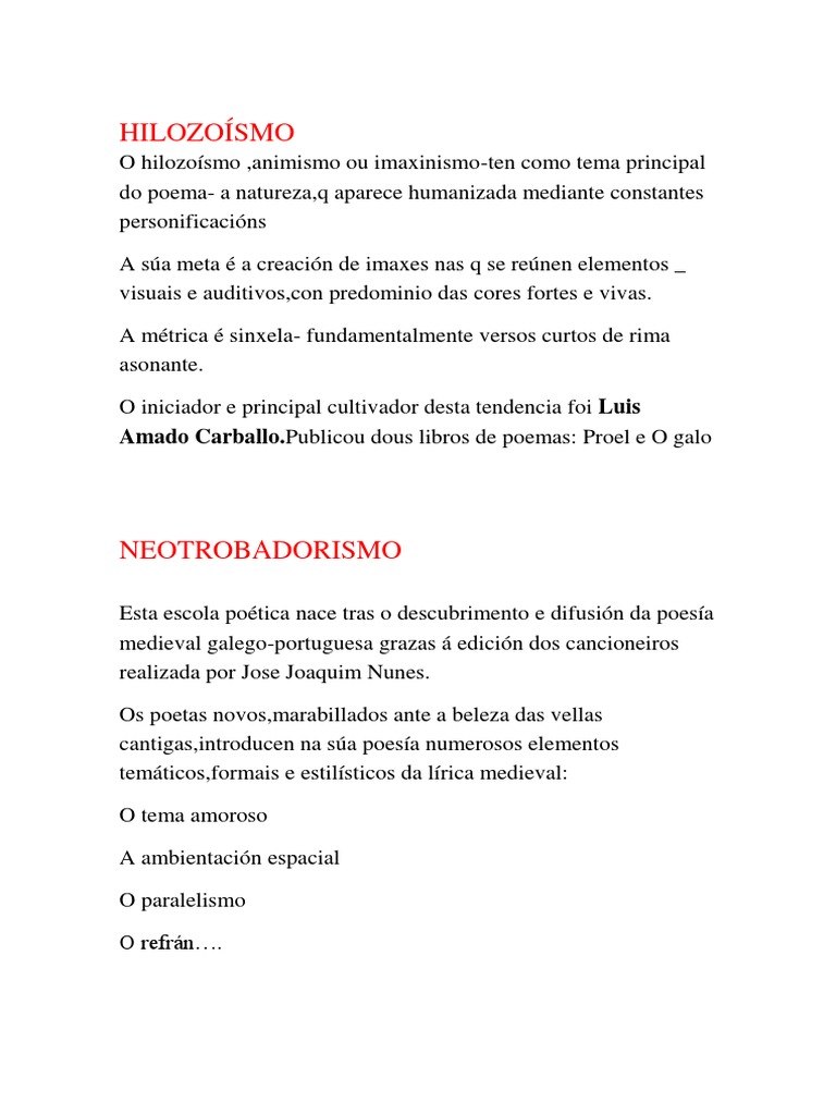 HILOZOÍSMO | PDF