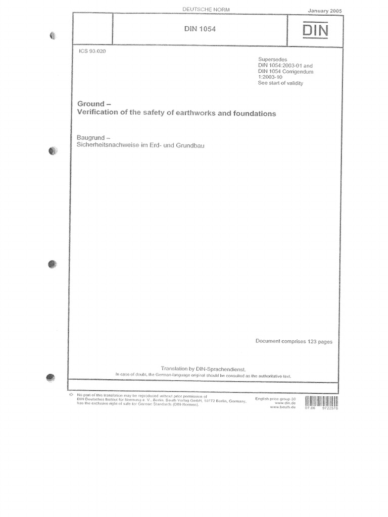 Din 1054 PDF | PDF