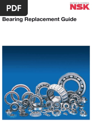 NSK Bearing Replacement Guide PDF Bearing (Mechanical), 43% OFF