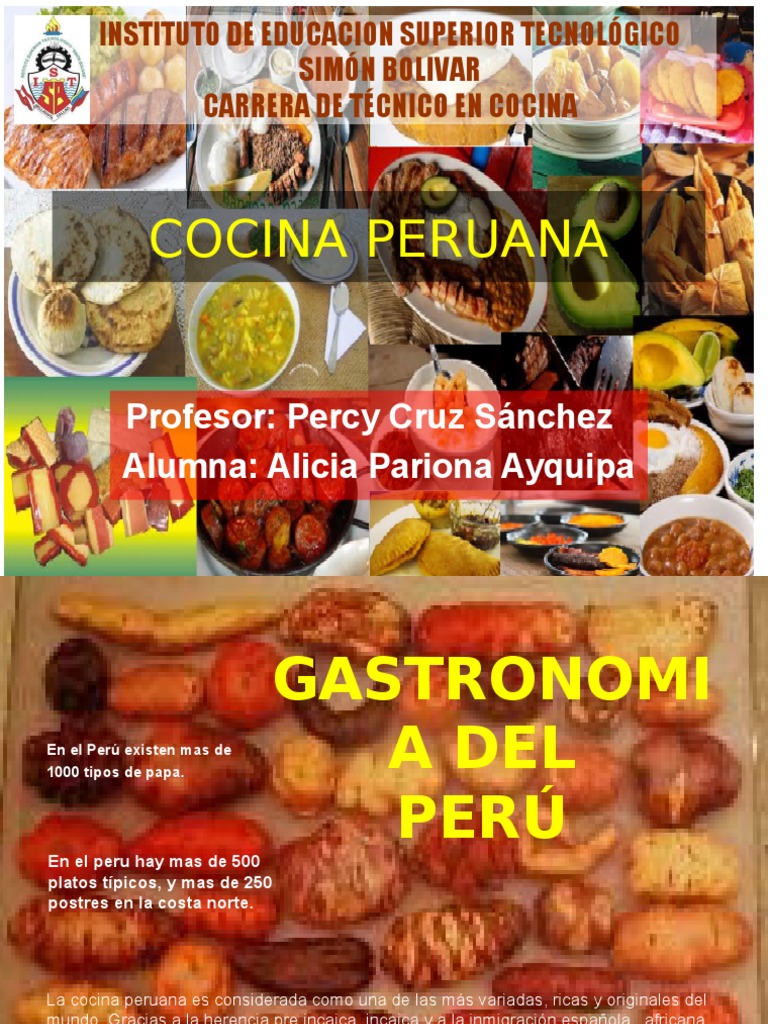 Comida Peruana | PDF | Cocina | Cocinando