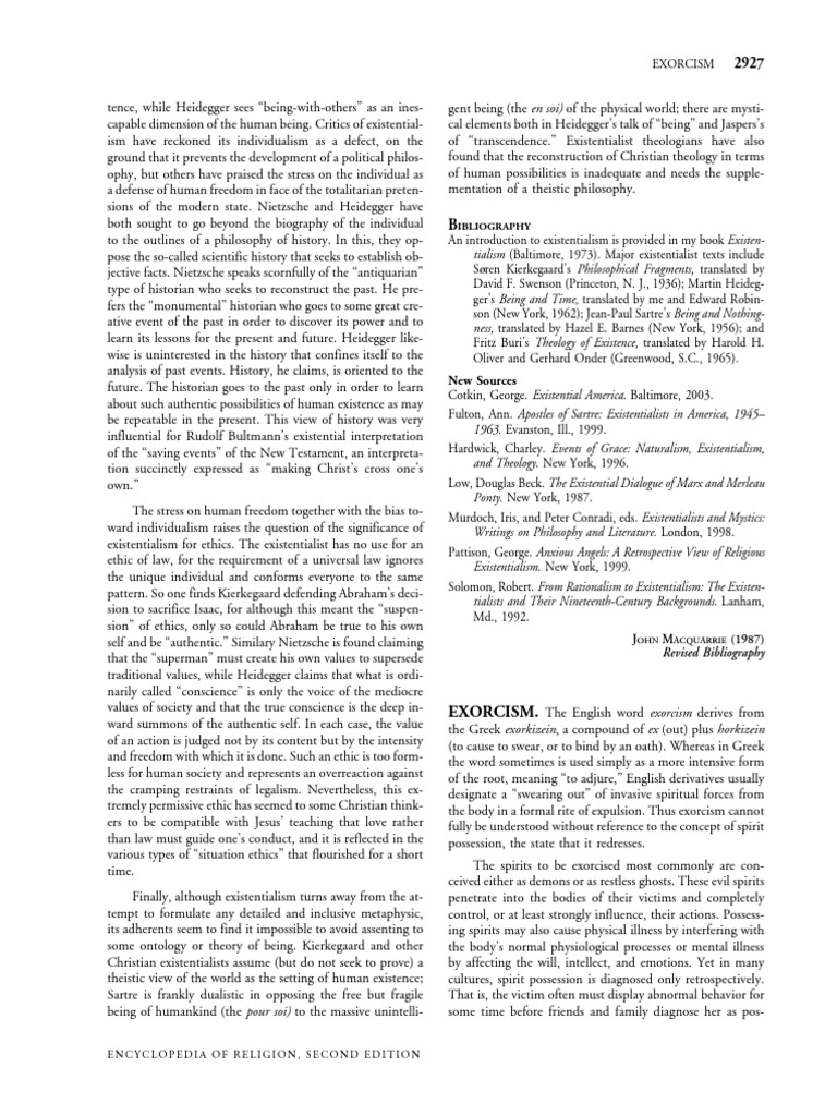 Exorcism PDF | PDF | Exorcism | Demonic Possession