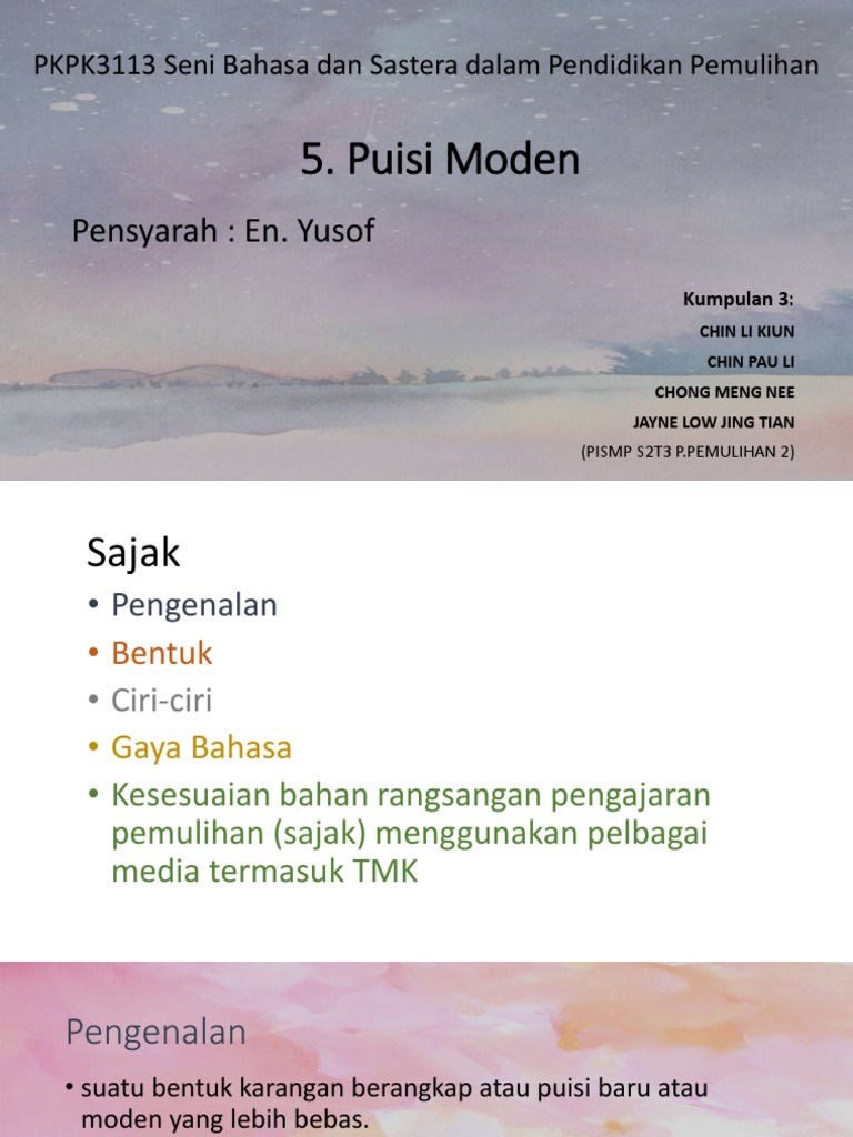 Puisi Moden | PDF