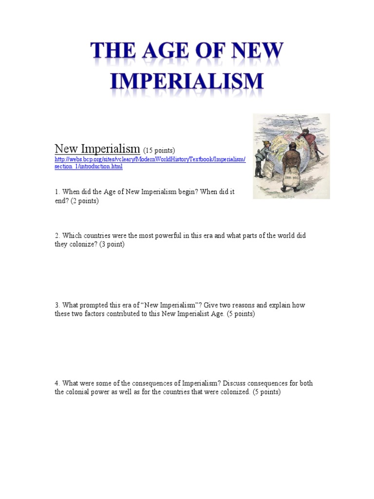 Overview of New Imperialism Era | PDF