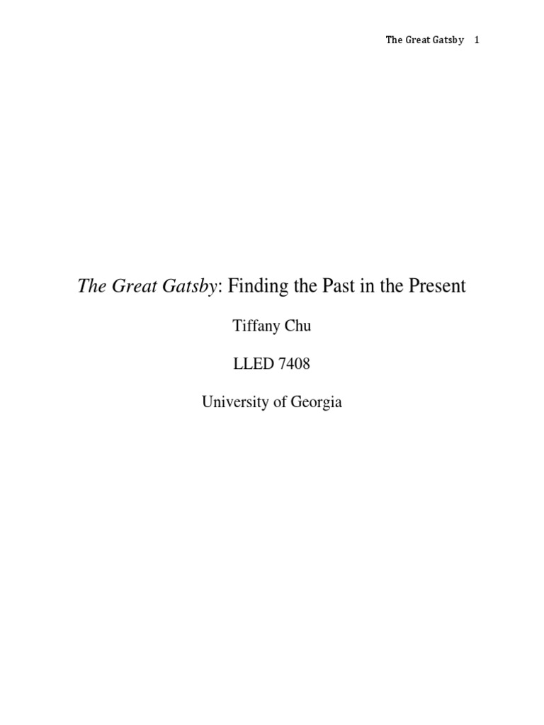 The Great Gatsby | Download Free PDF | The Great Gatsby | Essays
