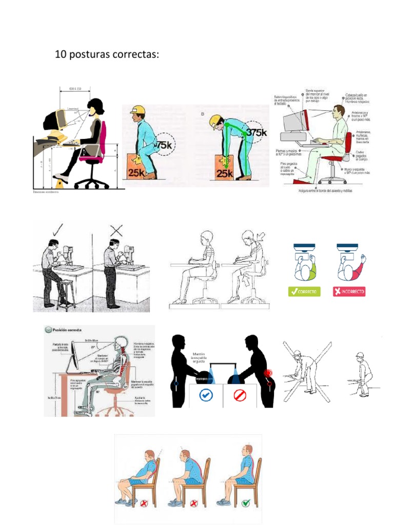 10 Posturas Correctas | PDF