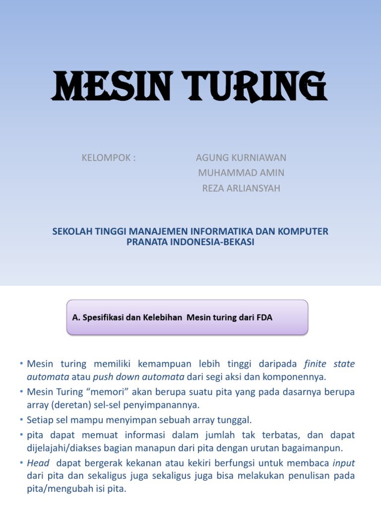 Mesin Turing | PDF