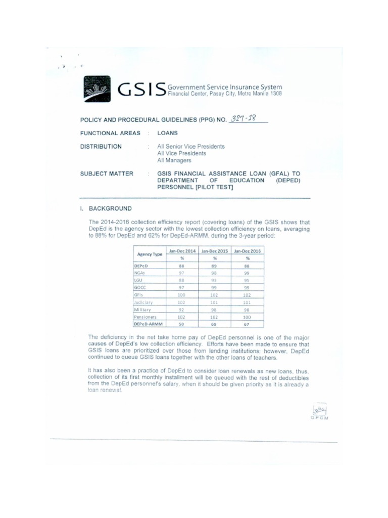 Gsis Gfal | PDF