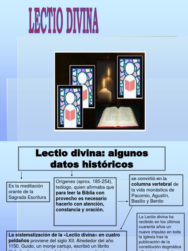 Pasos de la Lectio Divina | PDF | Lectio Divina | Oración