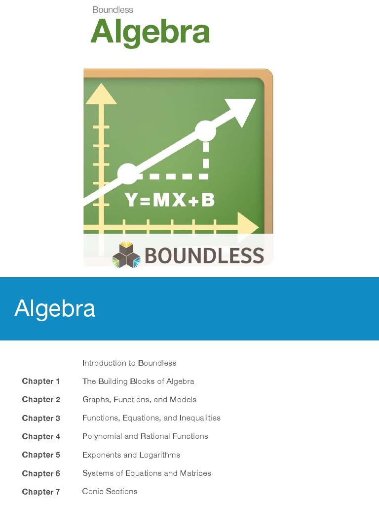 Boundless Algebra PDF | PDF | Exponentiation | Polynomial