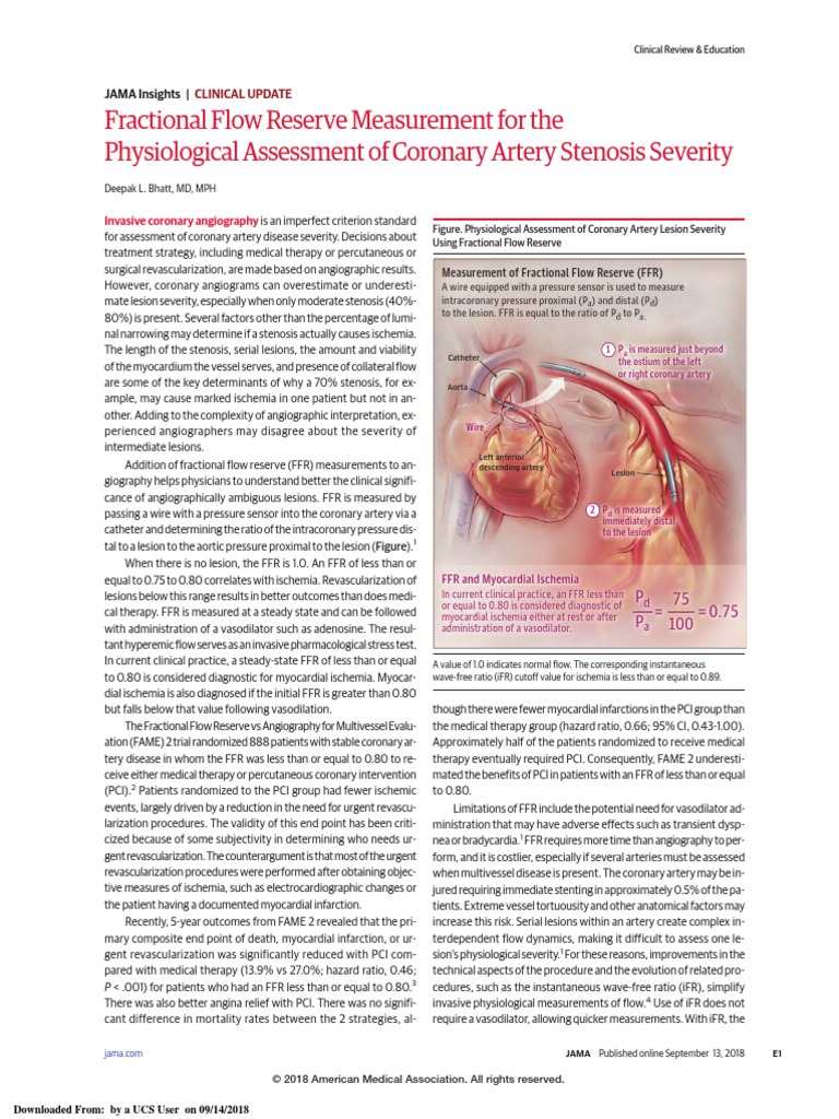 CAD Severity | PDF | Percutaneous Coronary Intervention ...