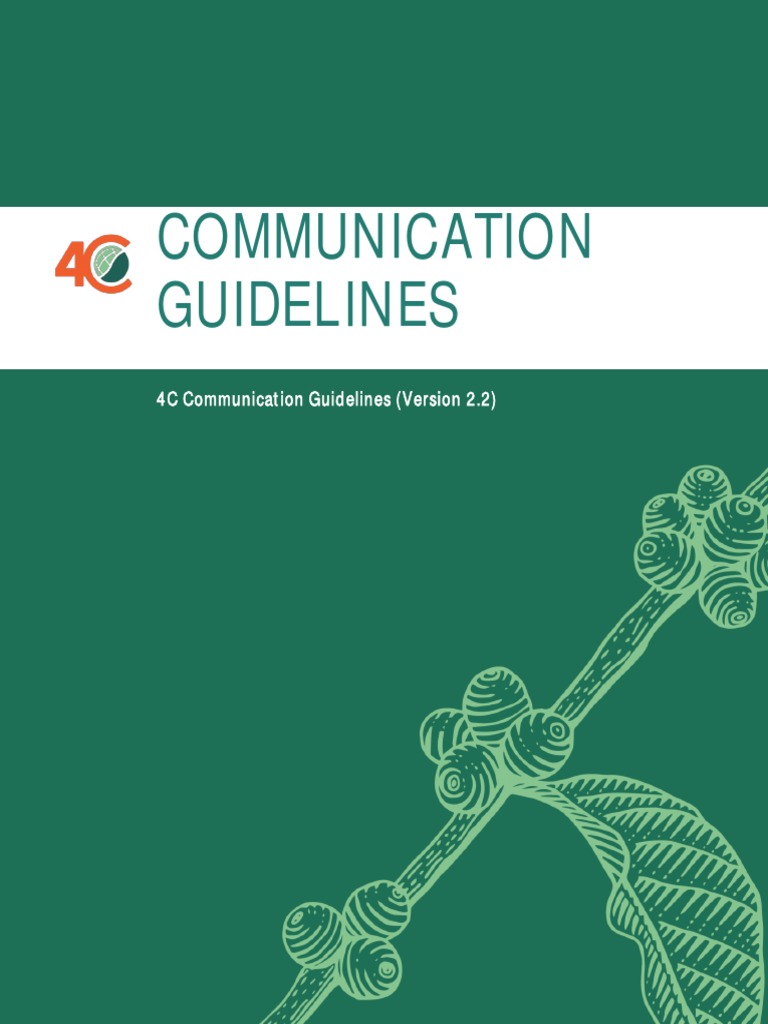 4C Communication Guidelines v2.2 | PDF | Logos | Trademark
