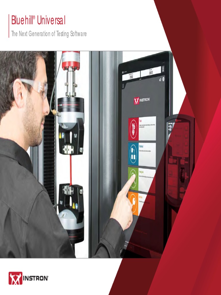 bluehill universal | Touchscreen | User Interface