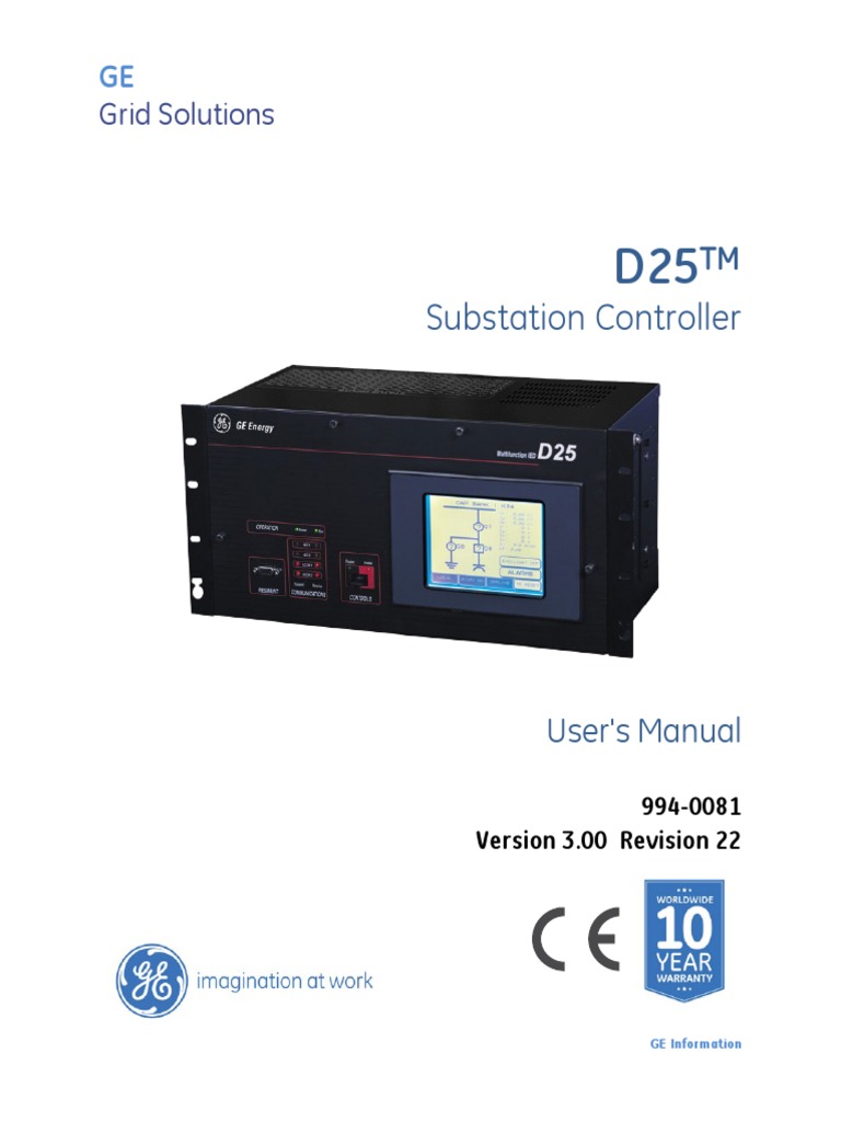 994 0081 D25 Gen4 IED Users Manual V300 R22 PDF | PDF | Technical ...