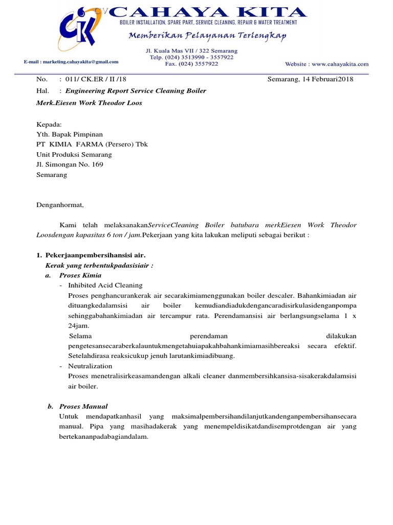 SCB, Semen Api, Safetyvalve, Cerobong | PDF