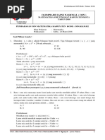 Pembahasan OSK Matematika SMP 2022 | PDF | Metode & Bahan Ajar