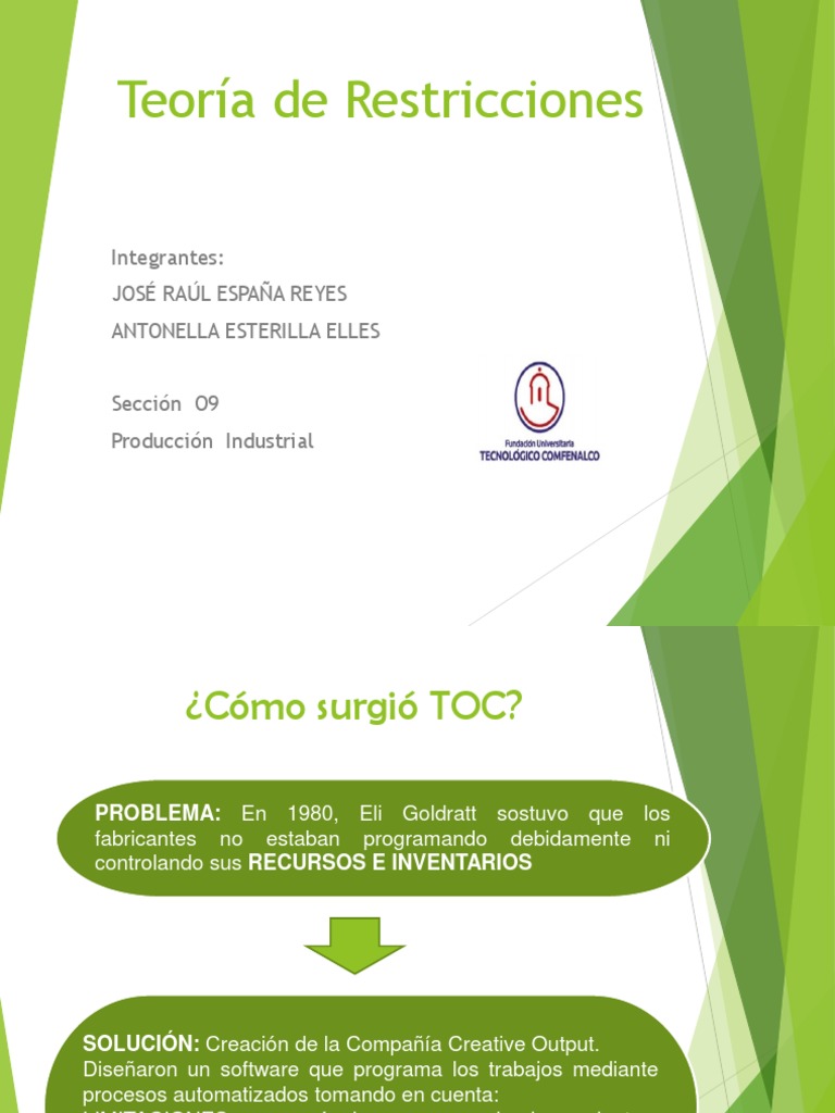 Teoria de Restricciones | PDF | Economias | Business