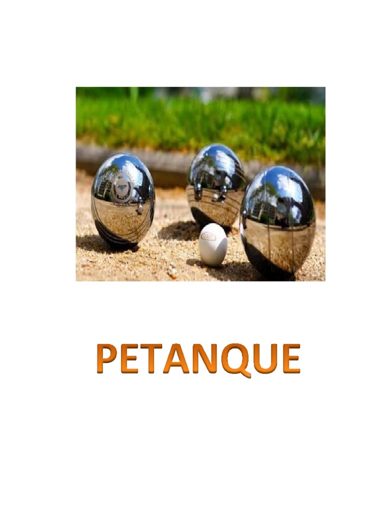 PETANQUE | PDF