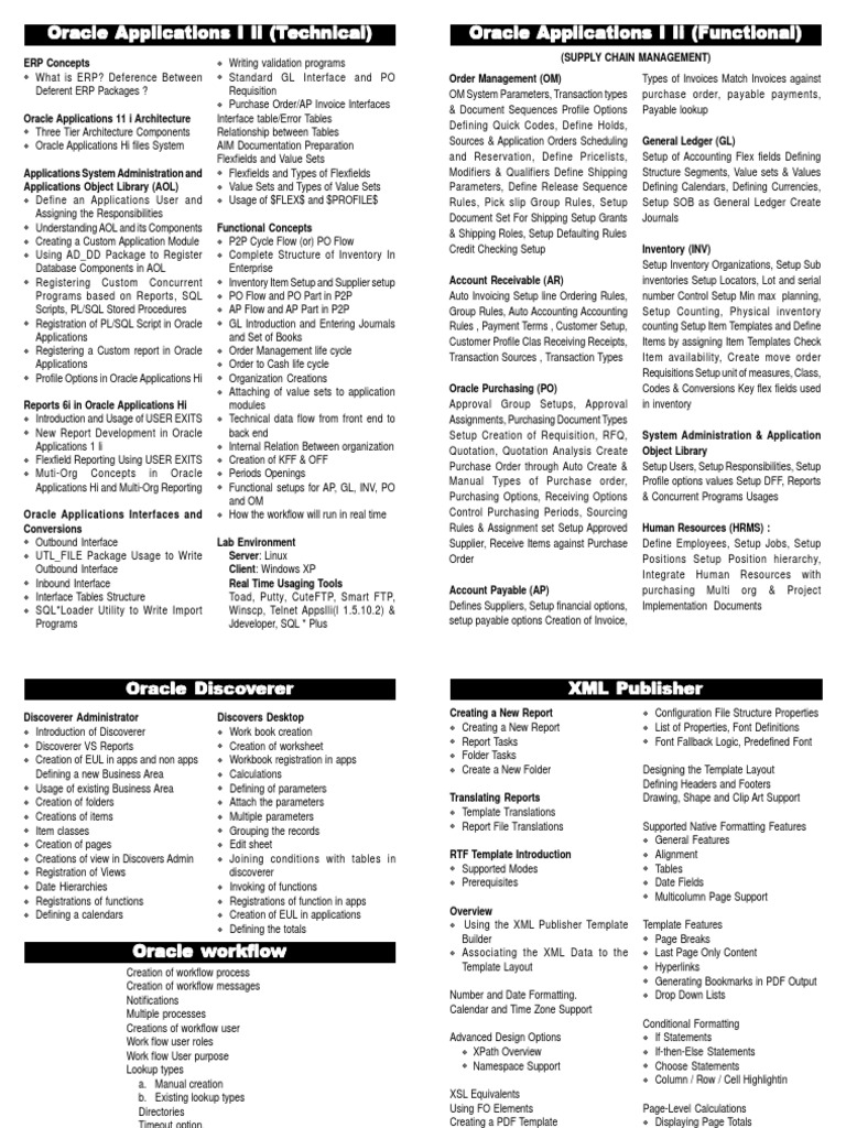 Oracle Brochure Revised | PDF | Oracle Database | Pl/Sql
