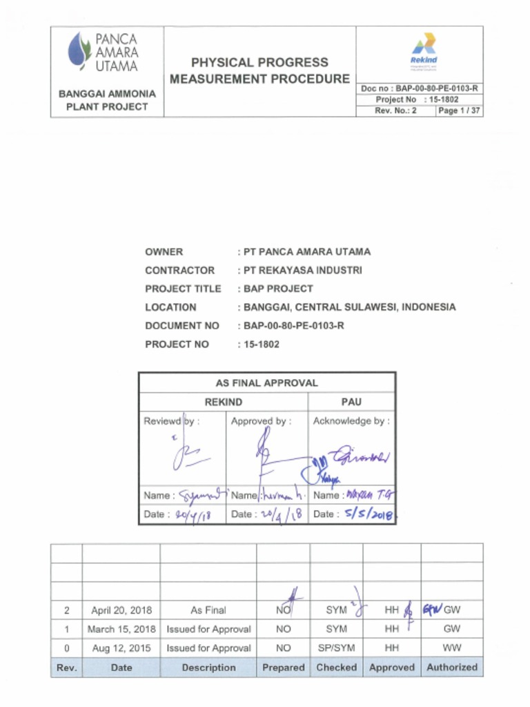 BAP-00-80-PE-0103-R R.2 Physical Progress Measurement Procedure - ASF ...