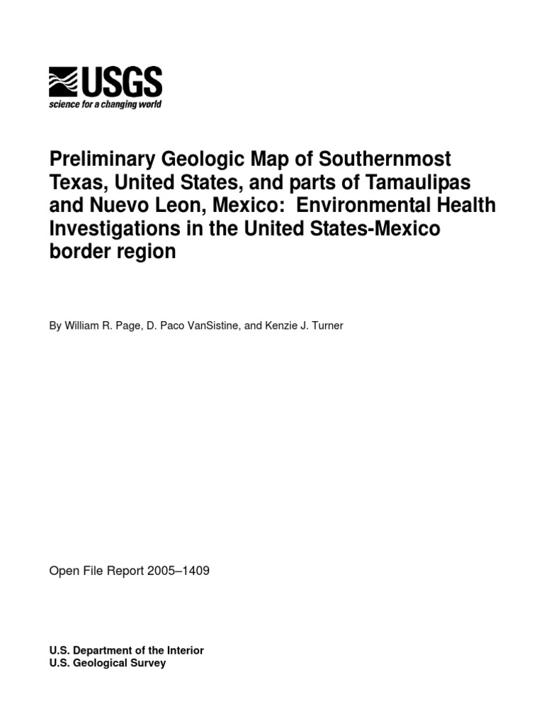 Geologic Map of South Texas | PDF | Clastic Rock | United States ...