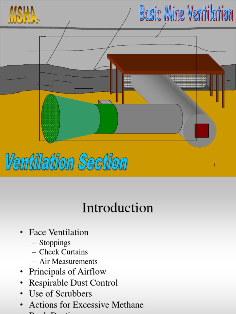 Basic Mine Ventilation | PDF | Ventilation (Architecture) | Coal Mining