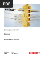 Manual El 6900 Beckhoff | PDF | Electrical Engineering