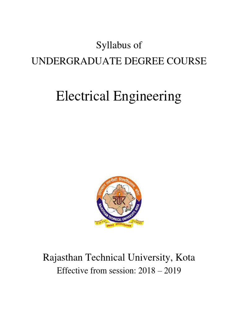 Syllabus Of Rtu B Tech 4th Semester Pdf Rectifier Digital Electronics