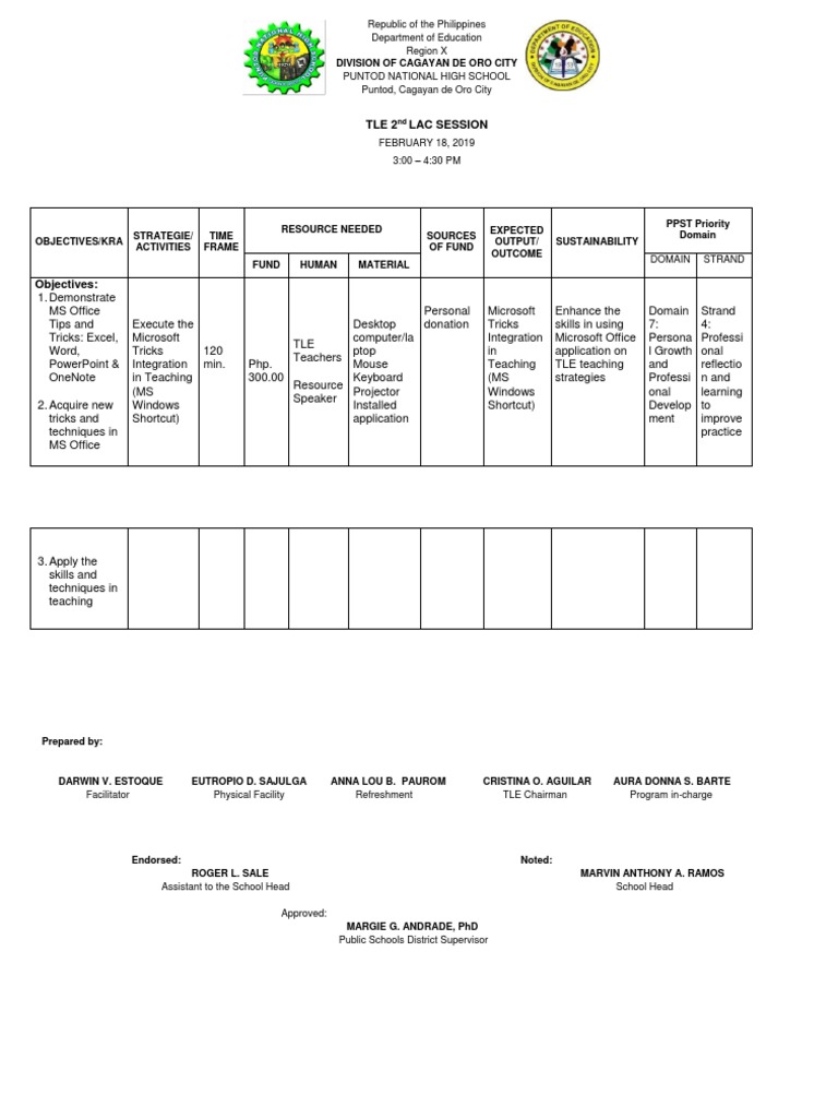 TLE 2nd LAC Session | PDF | Microsoft Office | Microsoft TLE 2nd LAC Session | PDF | Microsoft Office | Microsoft