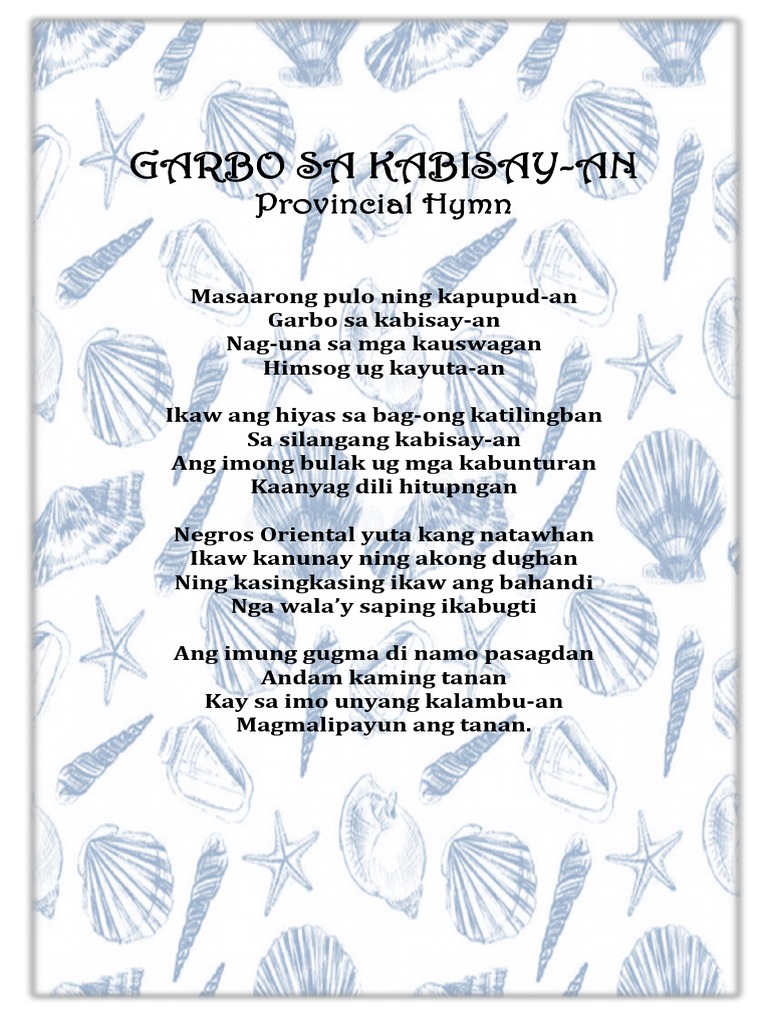 Garbo Sa Kabisay | PDF