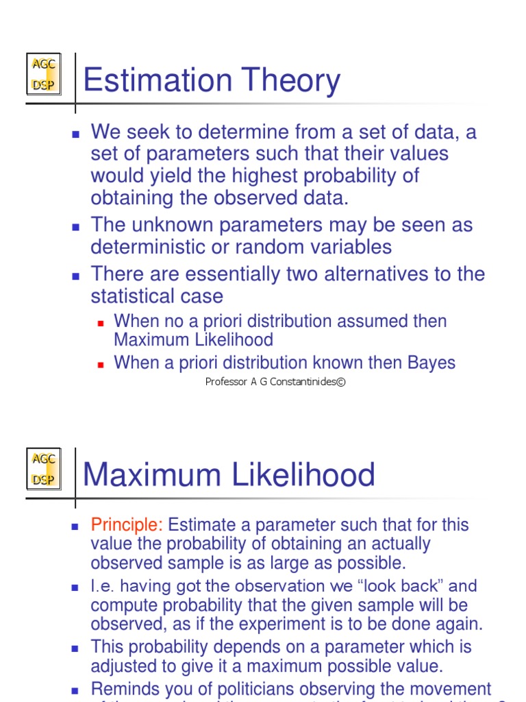 4 Intro Estimation | PDF | Estimation Theory | Quantitative Research