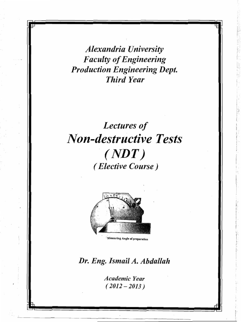 NDT - Book | PDF