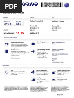 Online Boarding Pass Indigo | PDF | Aviation | Airlines