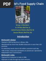 KFC Supply Chain Management | PDF | Inventory | Supply Chain Management