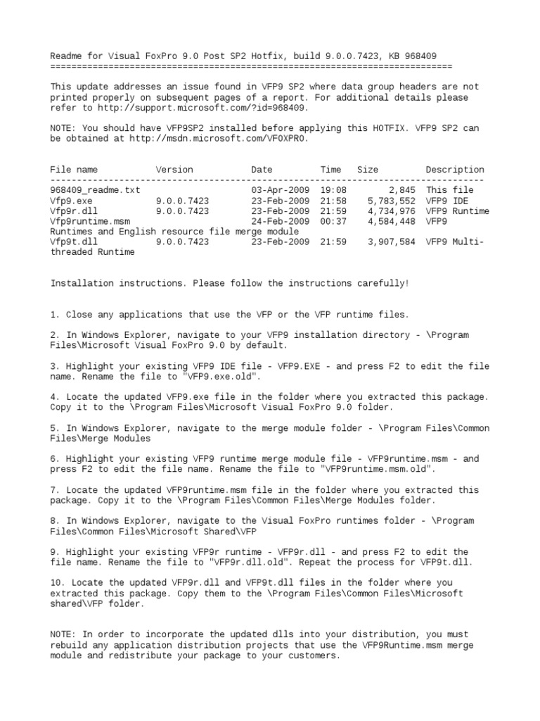 ReadMe | PDF | Microsoft Software | Computer File