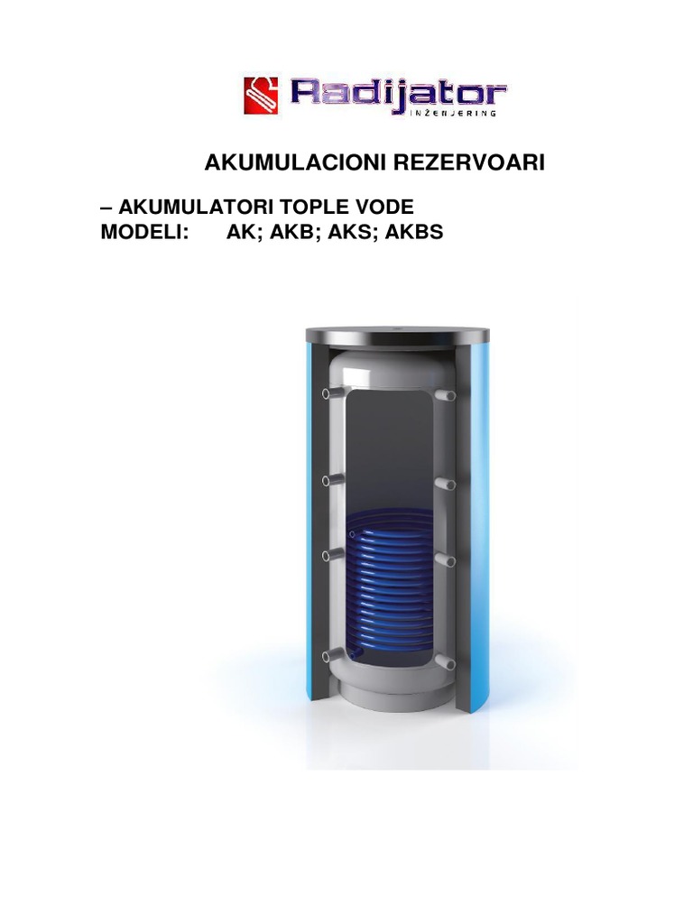 Akumulatori Toplote Vode | PDF