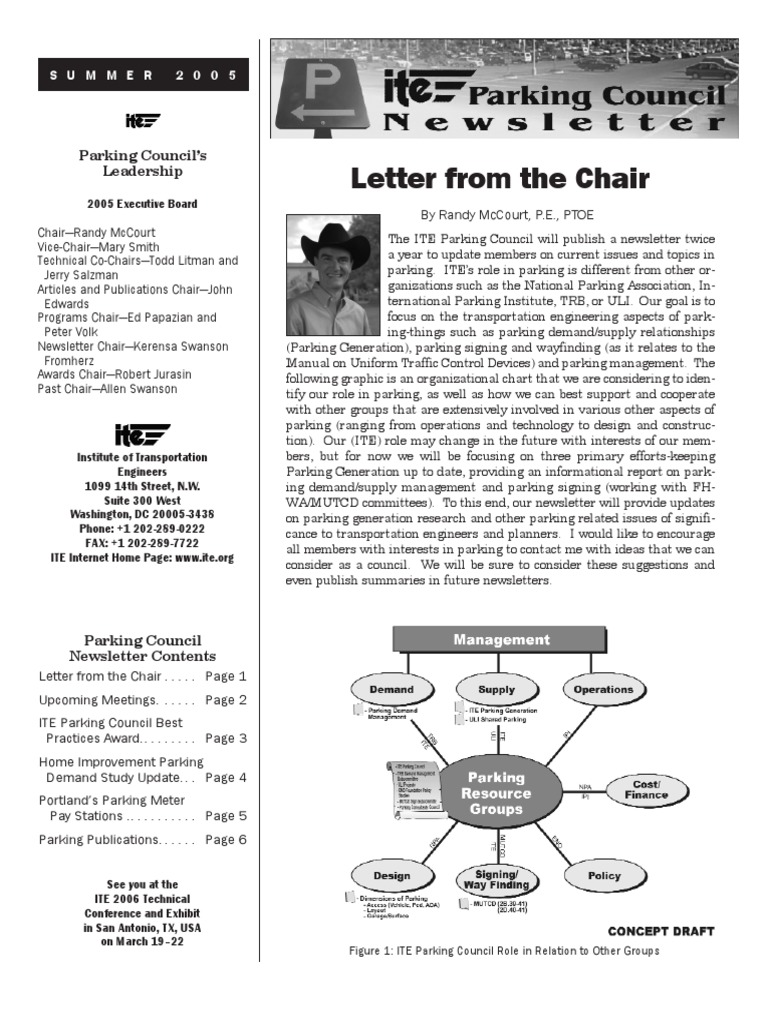ITE Parking Council Update | PDF | Parking | Sport Utility Vehicle