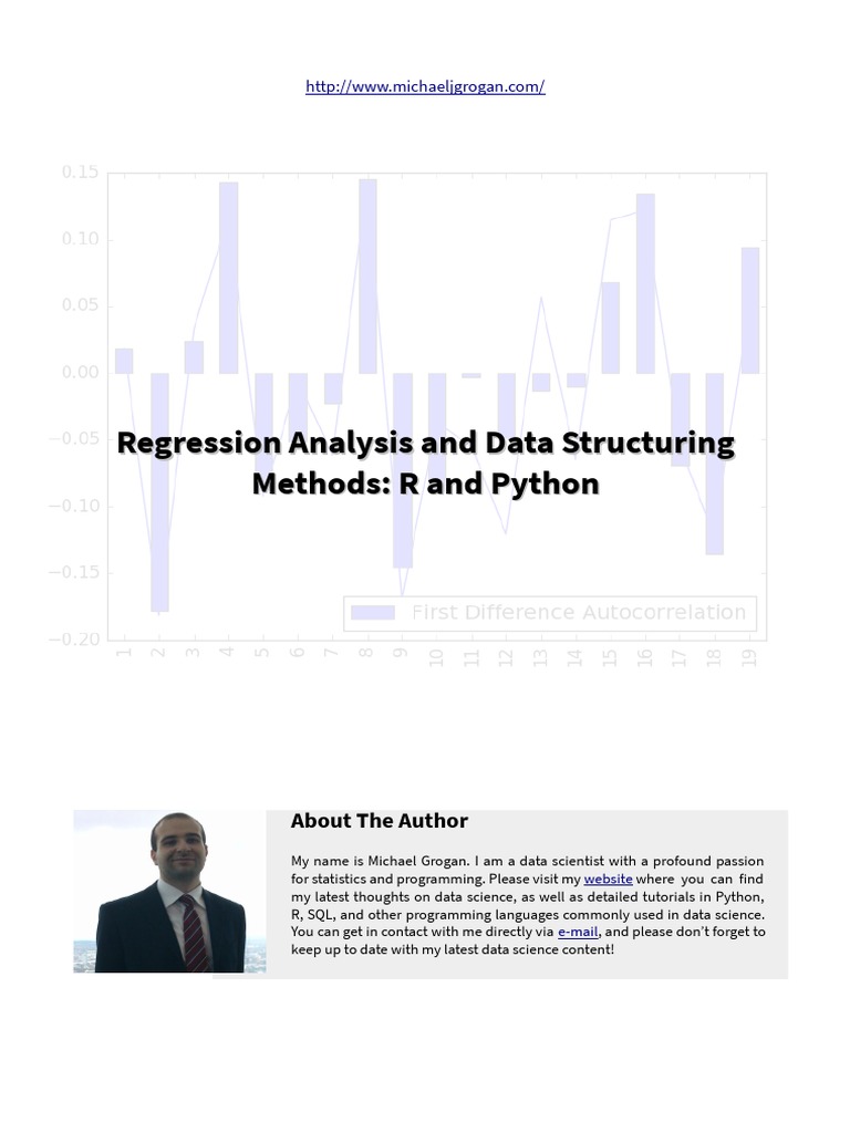Regression in R & Python Paper | PDF | Autocorrelation | P Value