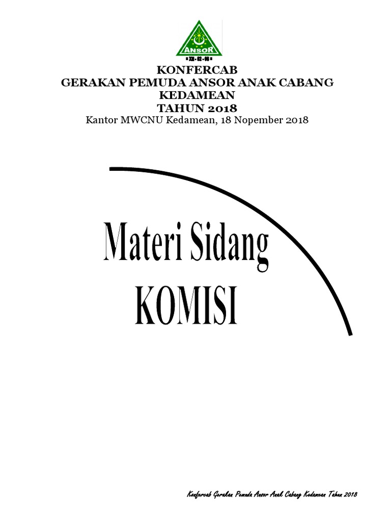 Materi Komisi - Komisi | PDF