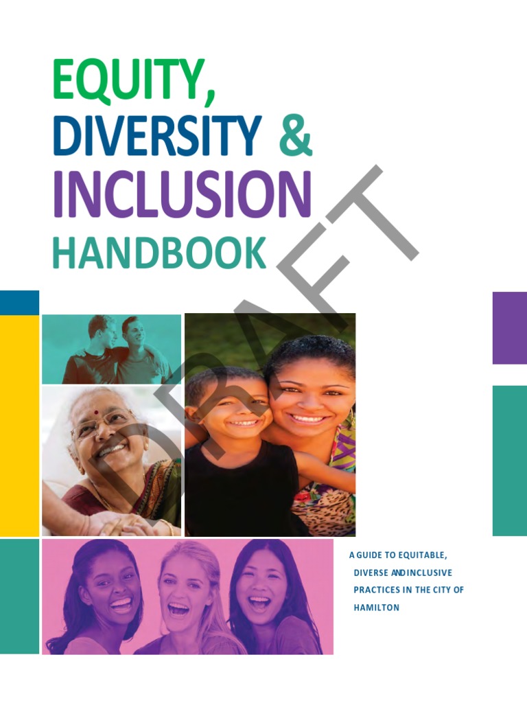 Equity, Diversity & Inclusion Handbook - DRAFT | PDF | Social Exclusion ...