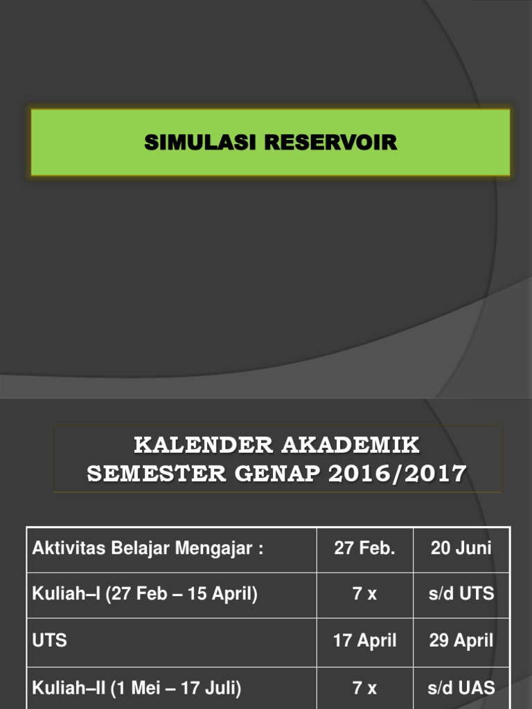 1kuliah Simres New | PDF