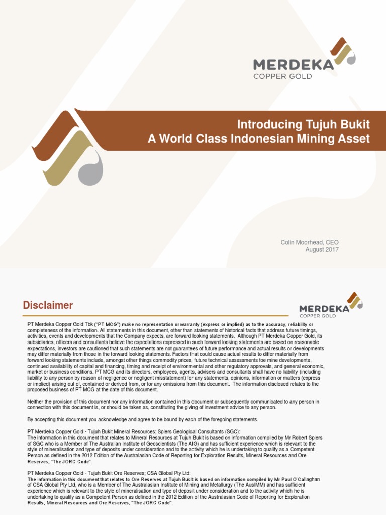 Merdeka - Diggers - Dealers - August - 2017 | PDF | Mining | Gold