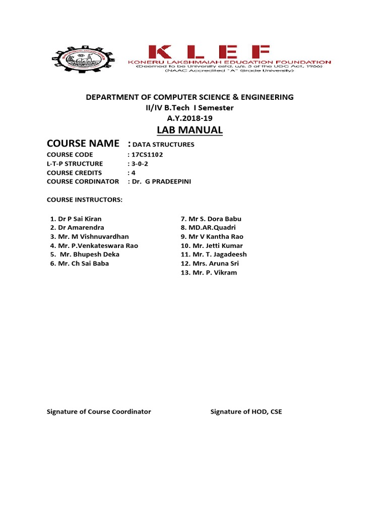 Data Stuctures | PDF