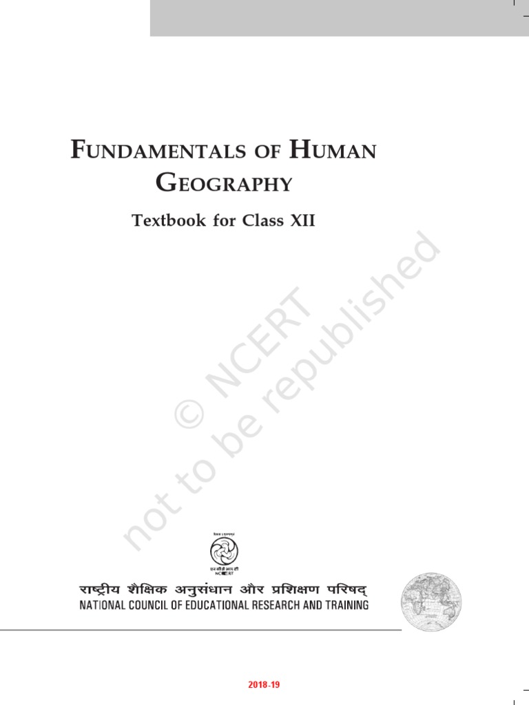 Class 12 Geography PDF | PDF | Geography | Sociology