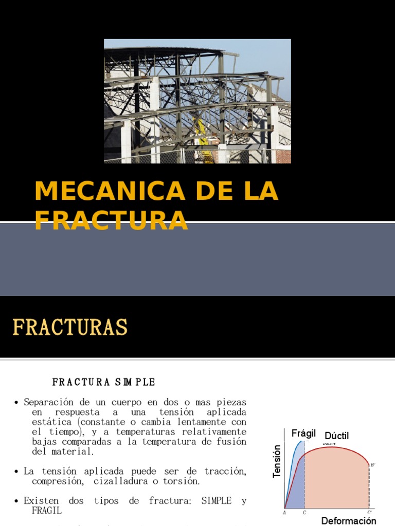 Fractura Fragil Ductil Fatiga Load | PDF | Fatiga (material) | Mecánica ...
