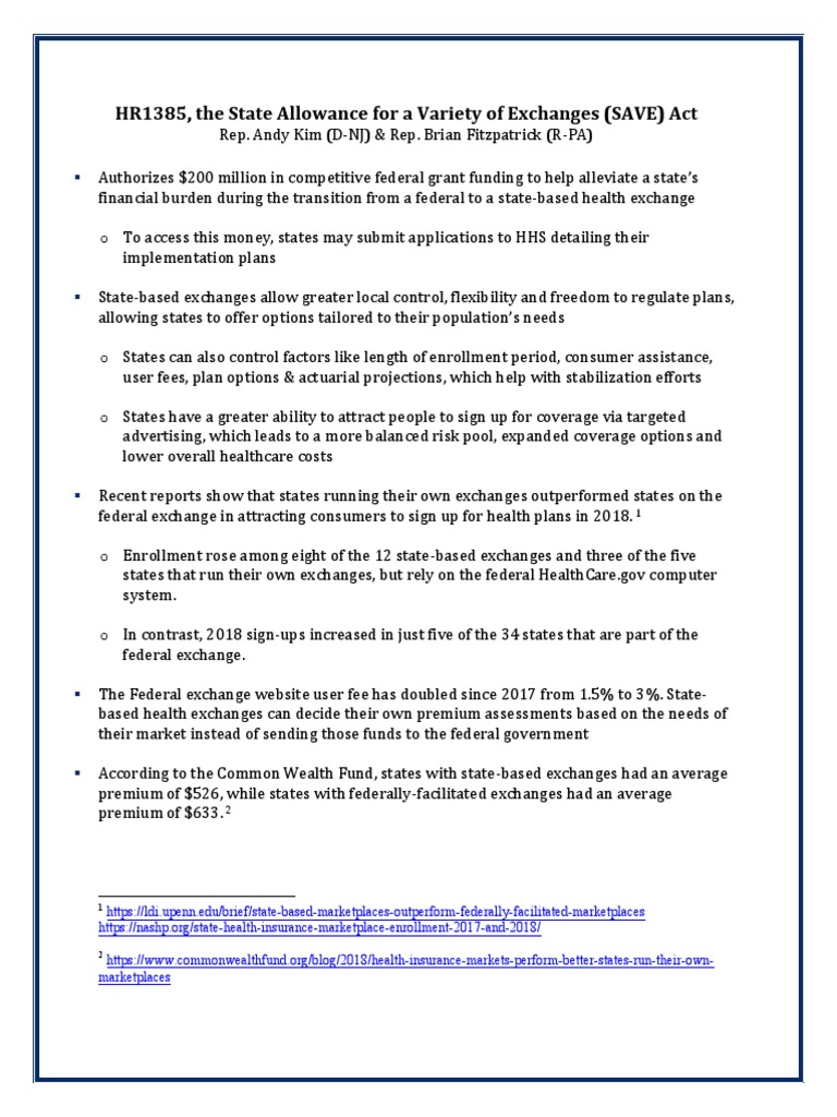 Fast Facts - SAVE Act | PDF